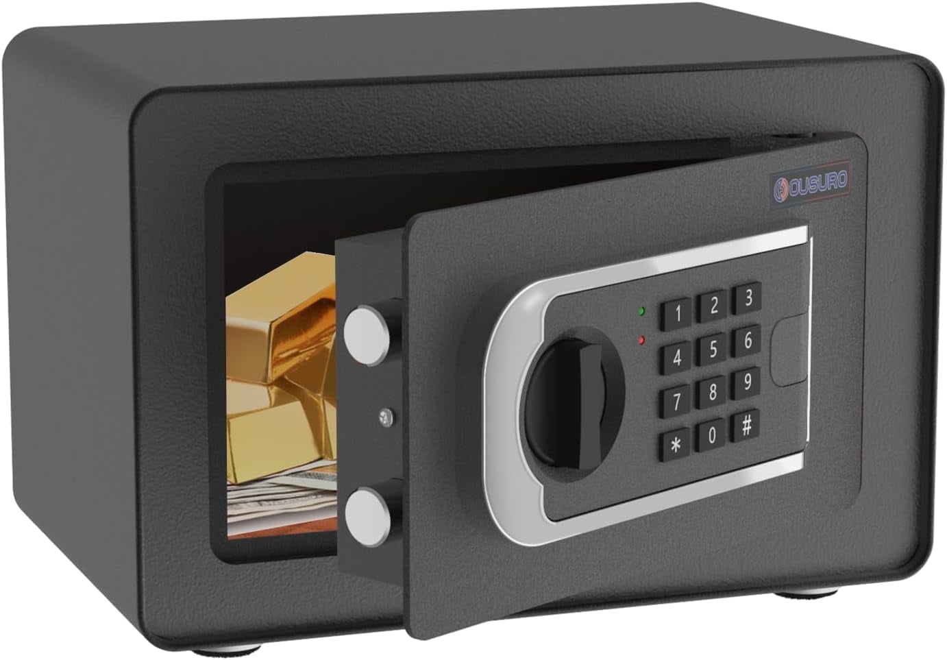 0.5 Cub Safe Box - Small Home Safe for Money Jewelry Documents ...