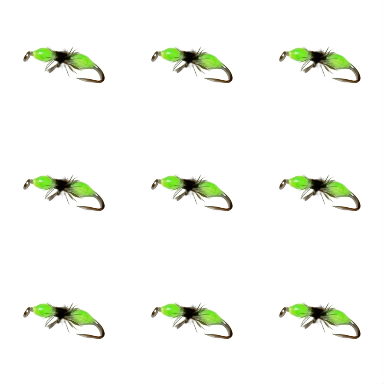 0.5" Fly Lures Fishing – Hand Tie Lure with Hook for Bass, Fly Fishing ...