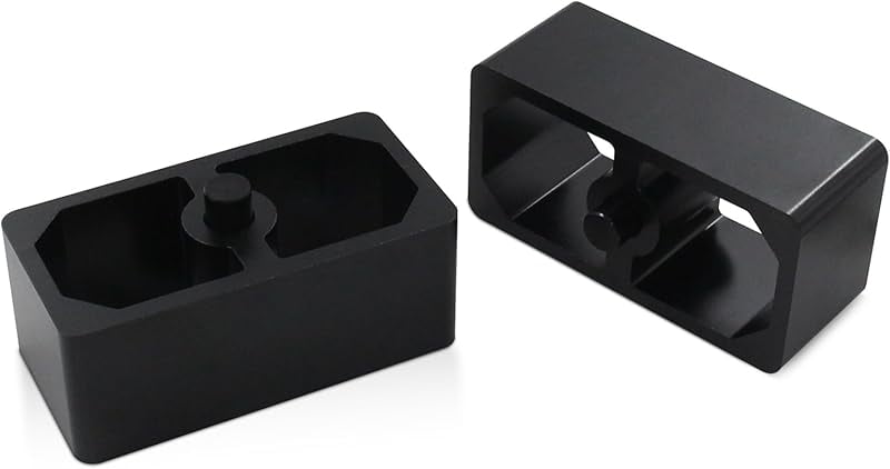 0.5 Inch Universal Billet Aluminum Leaf Spring Lowering Block Kit for ...