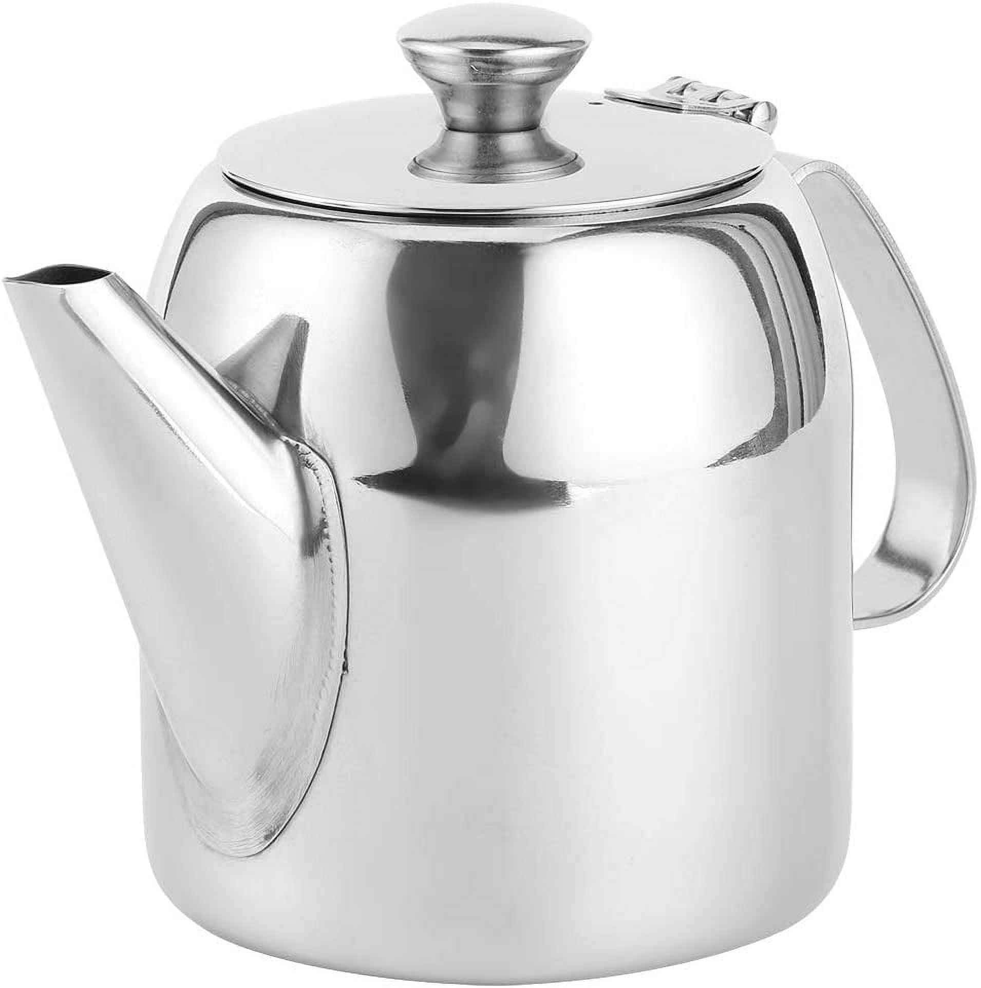 0.5 L Stainless Steel Teapot - Coffee Pot Teapot Stainless Steel Kettle ...