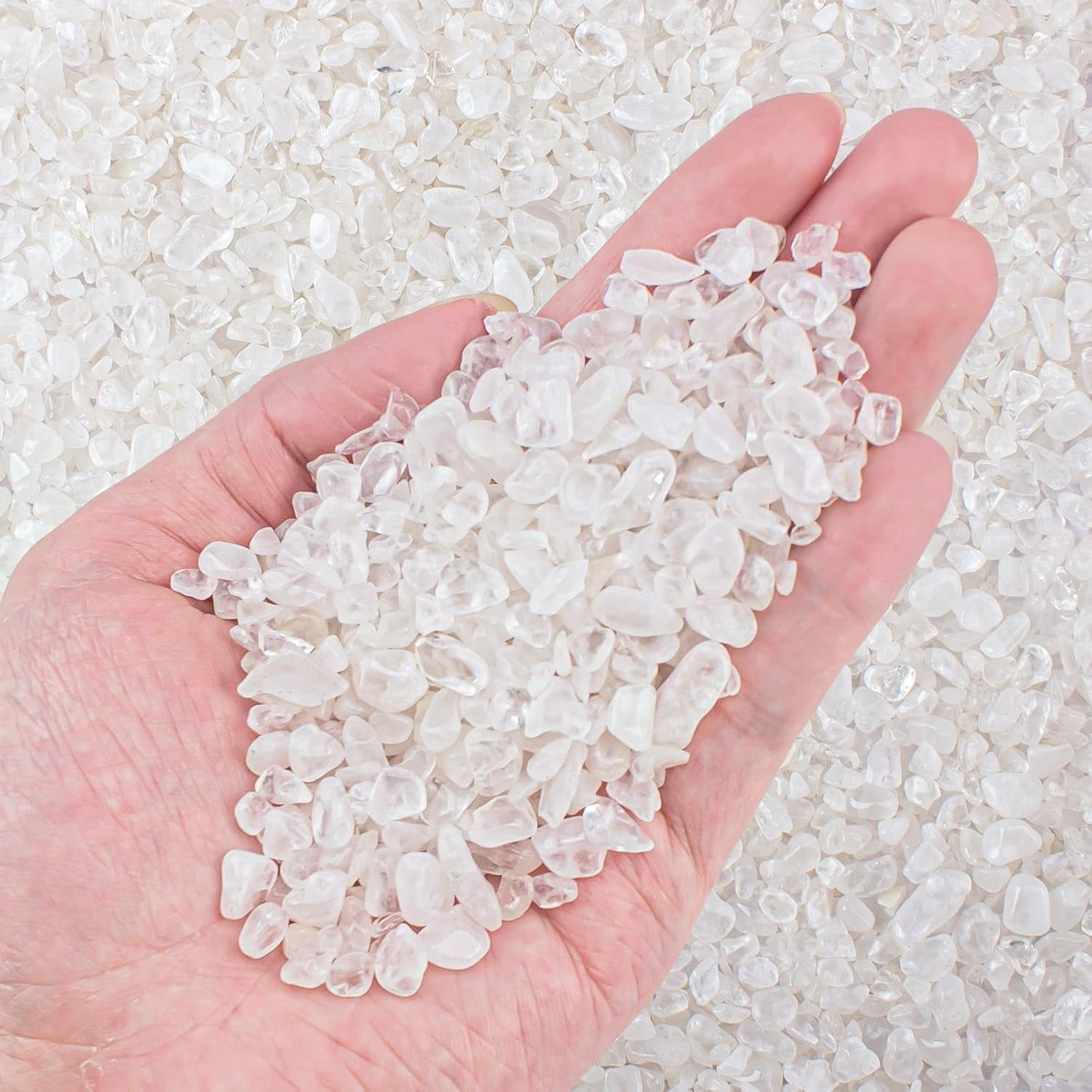0.5 Lb/230g Amethyst Quartz Crystal Chips Bulk, Purple Crushed Stones ...