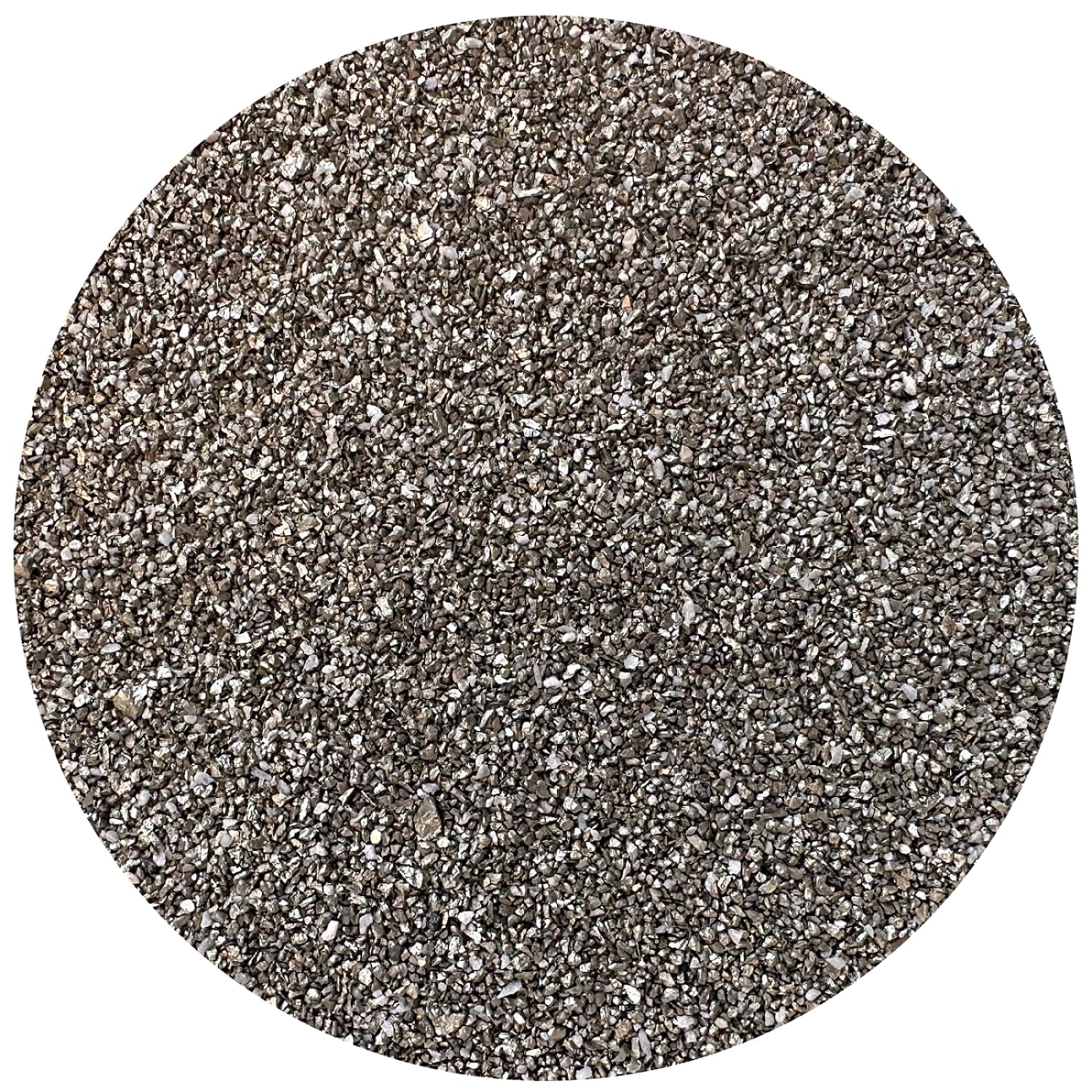0.5 Pound Natural Semi Tumbled Pyrite Sand Gemstone Chips, Crushed Mini ...