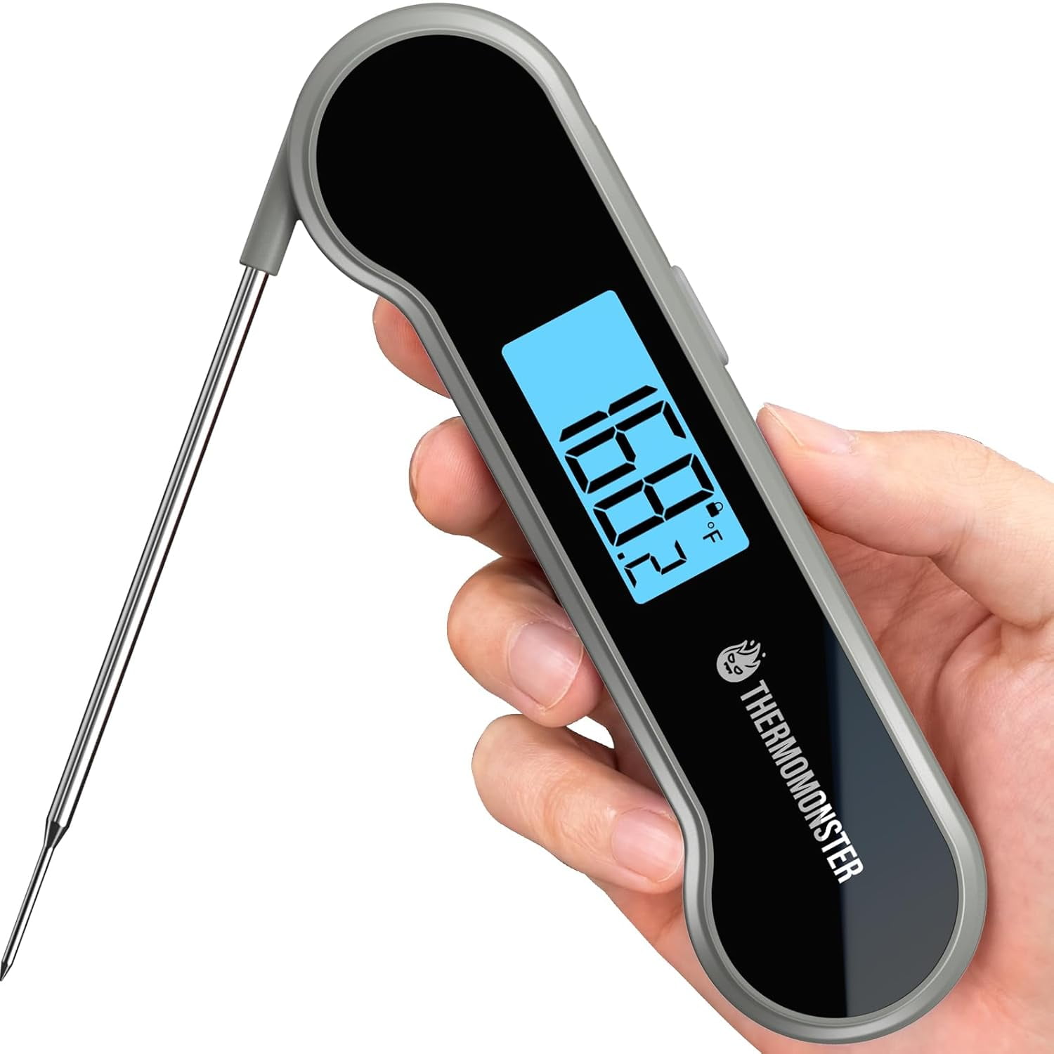 0.5 Sec Instant Read Meat Thermometer Digital with ±0.5℉ Precision, 100 ...