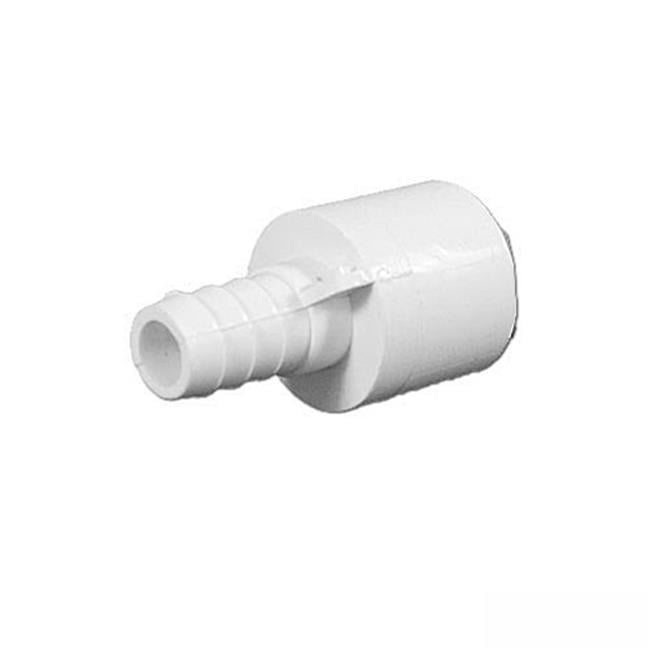 0.5 Spig x 0.38 in. Barb Waterway PVC Barbed Adapter - Walmart.com