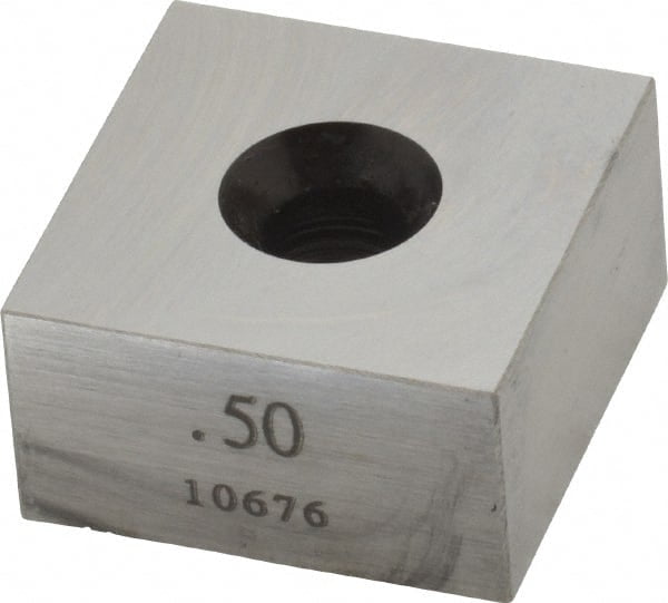0.5" Square Steel Gage Block Accuracy Grade 0, Includes NIST ...
