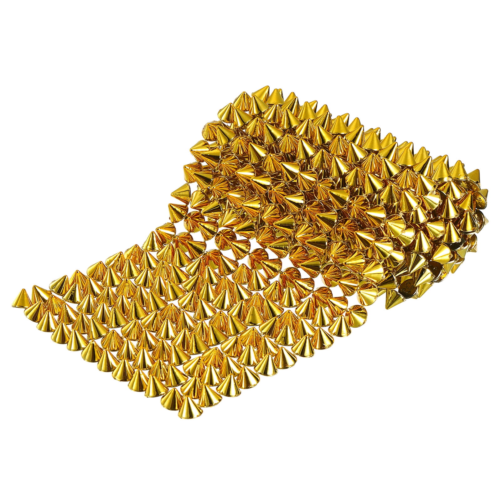 Uxcell Sew Stitch on Cone Spikes Studs Plastic Flat Back Spike Rivet ...