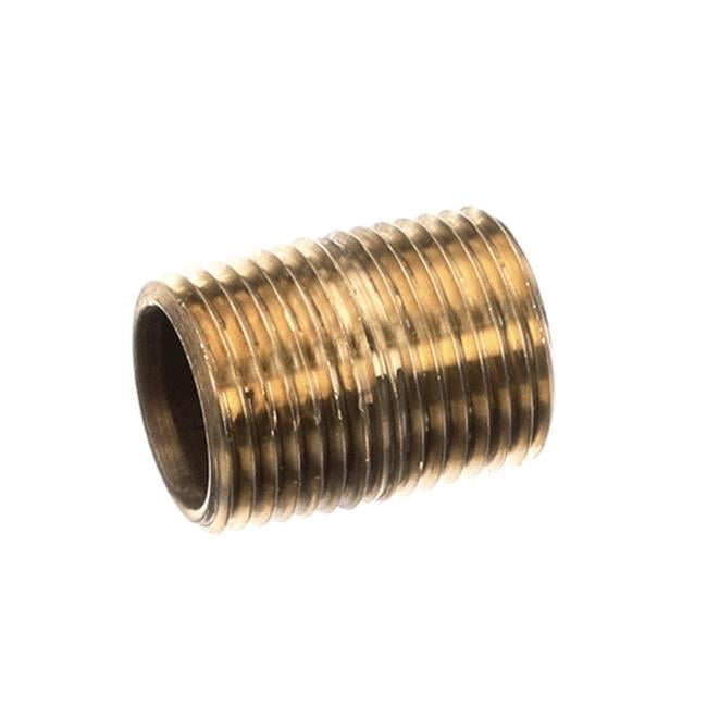 0.5 in. NPT Brass Close Nipple - Walmart.com