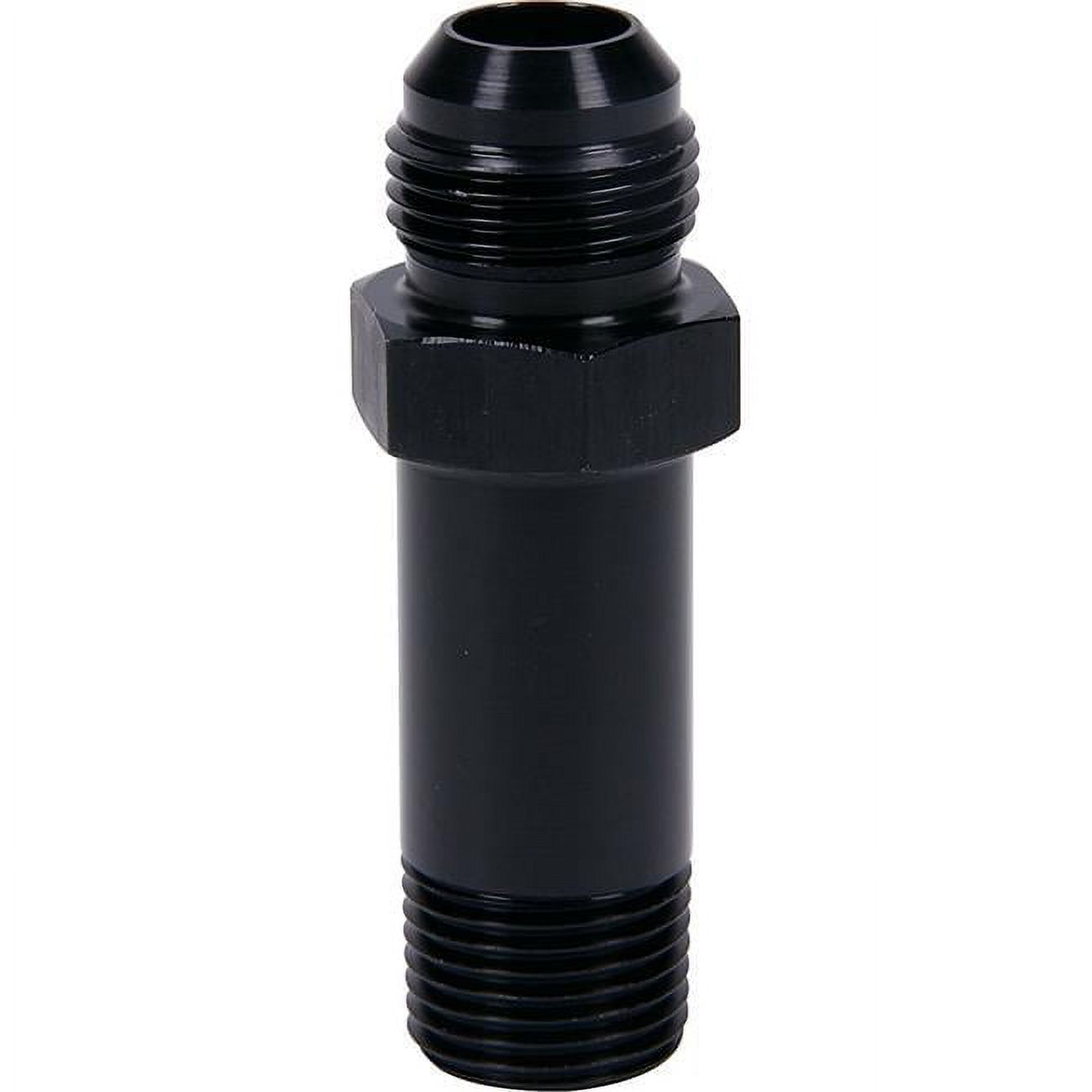 0.5 in. NPT to -10 AN x 3 in. Aluminum Oil Inlet Fitting - Walmart.com