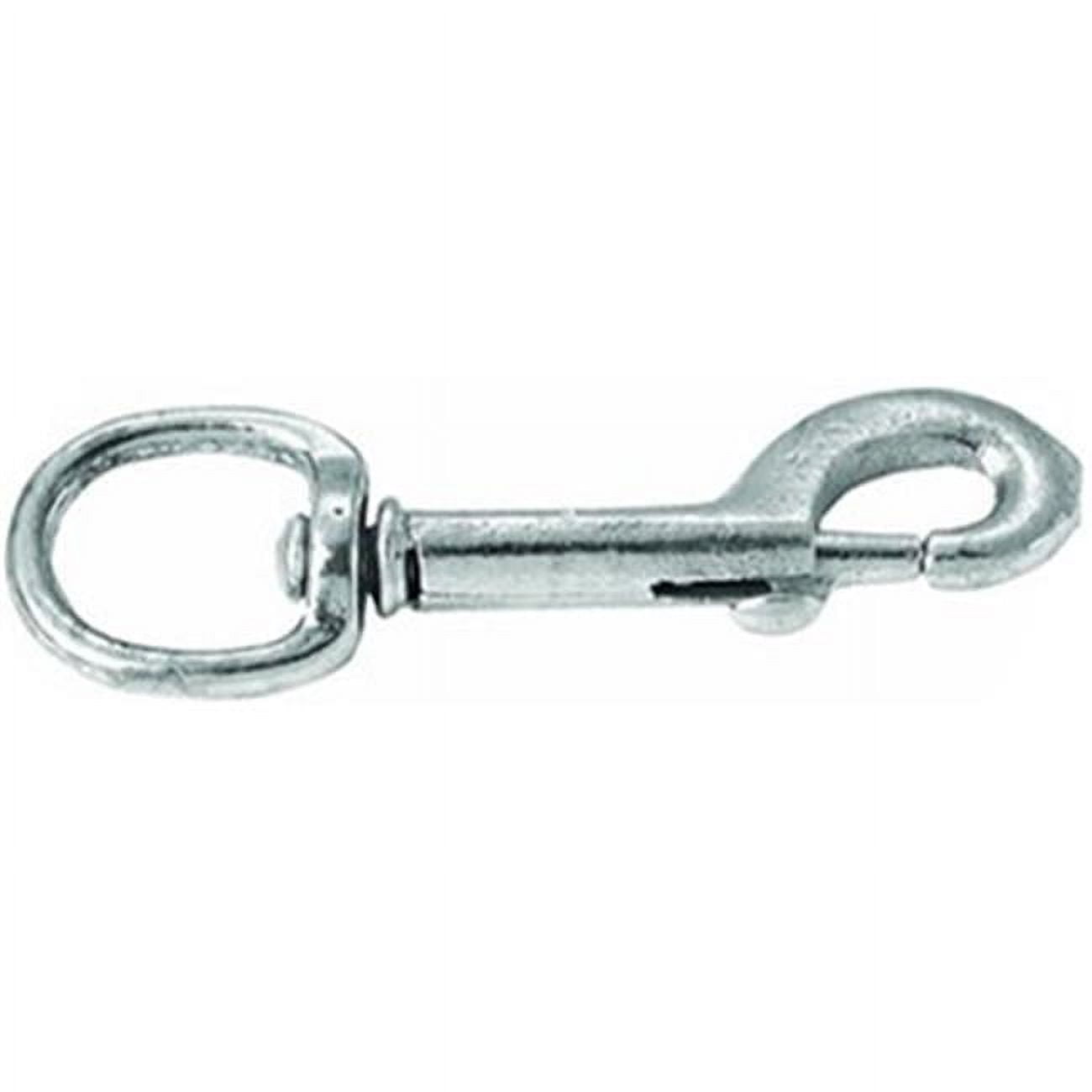 0.5 in. Zinc Round Eye Swivel Bolt Snap - Walmart.com