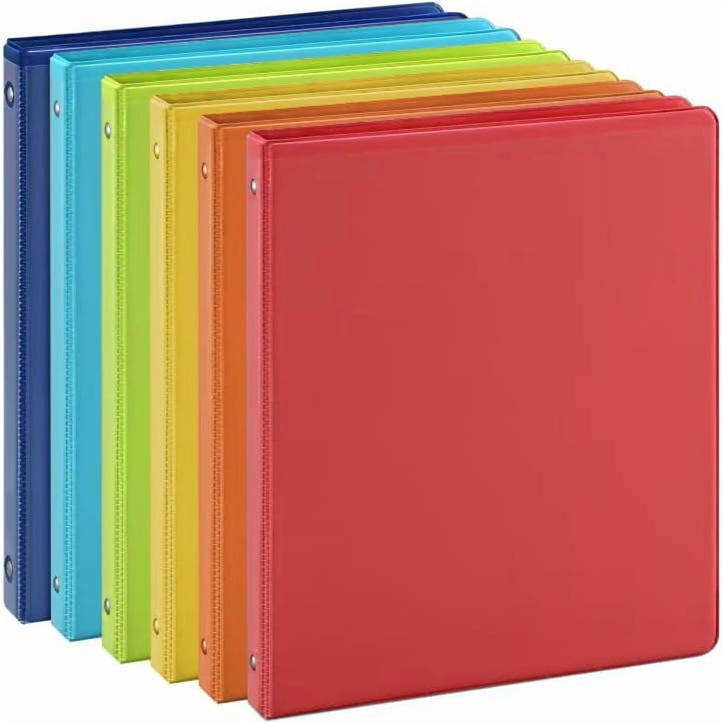 0.5-inch 3-Ring Binder with 2 Interior Pockets, 0.5'' Basic Binders ...