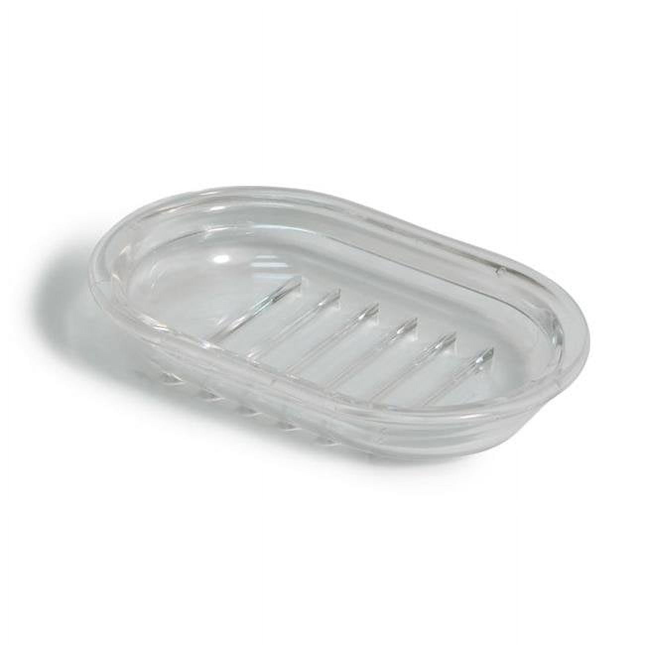 0.5 lbs Plastic Oval Soap Dish, Black - Walmart.com