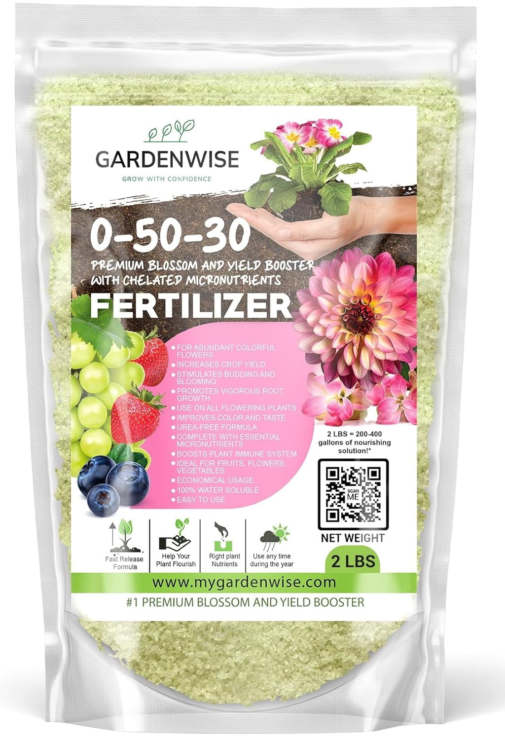 0-50-30 Universal Premium Bud and Bloom Booster Increases Flowering ...