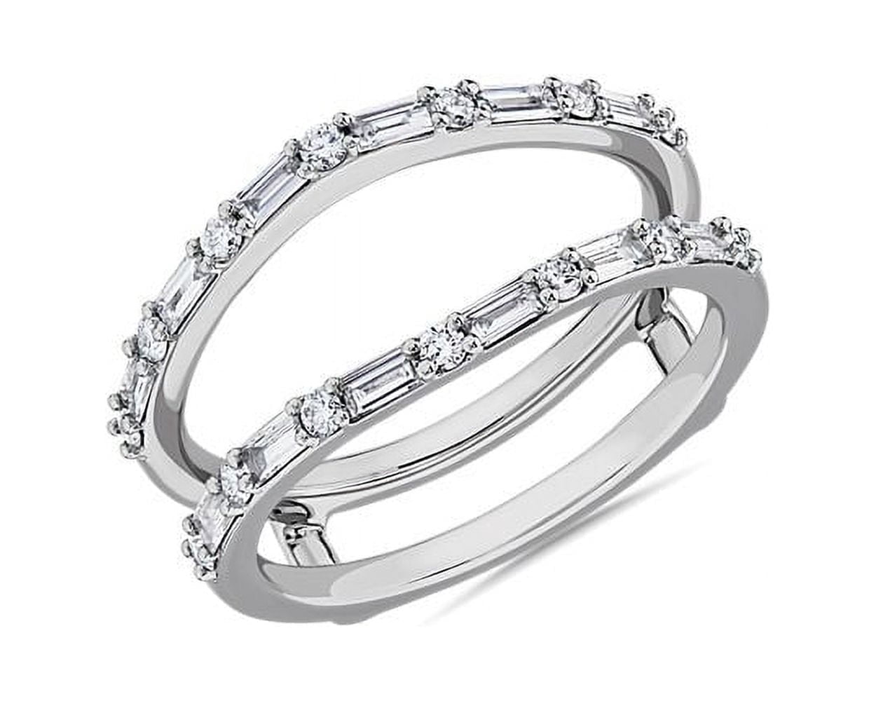 0.50 Ct IGI Certified Beautiful Baguette Cut Lab Grown Diamond Eternity ...