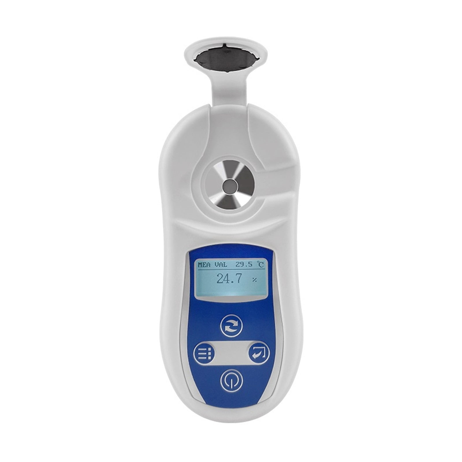 0-53% Brix Sugar Auto Refractometer Tester Meter For Fruit Vegetables ...