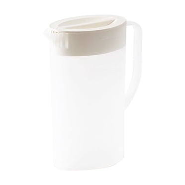 0.3 Gallon/1.1 Litre Plastic Pitcher with Lid BPA-FREE Eco-Friendly ...