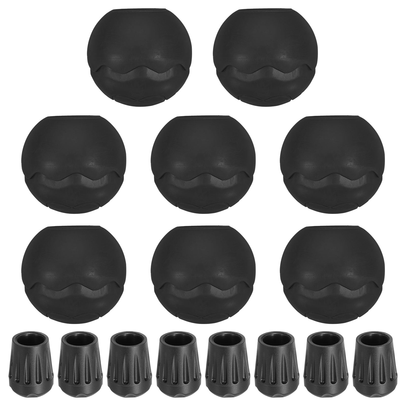 0.55"(14mm) Chair Feet Replacement Plastic Camping Chair Leg Tips Cap ...