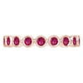 AFFY 0.55 Carat (Cttw) Round Simulated Pink Ruby Vintage Style ...
