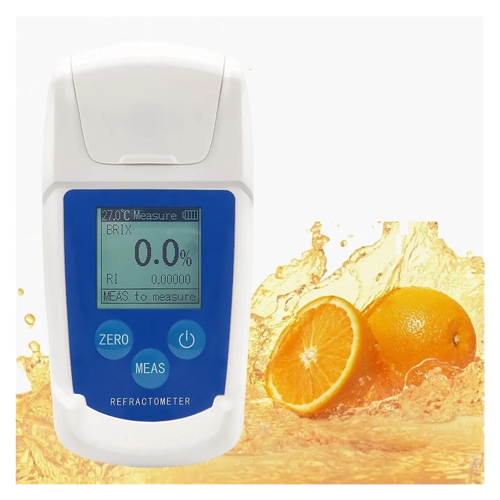 0-55% Digital Brix Refractometer Brix Meter Automatic Temperature ...