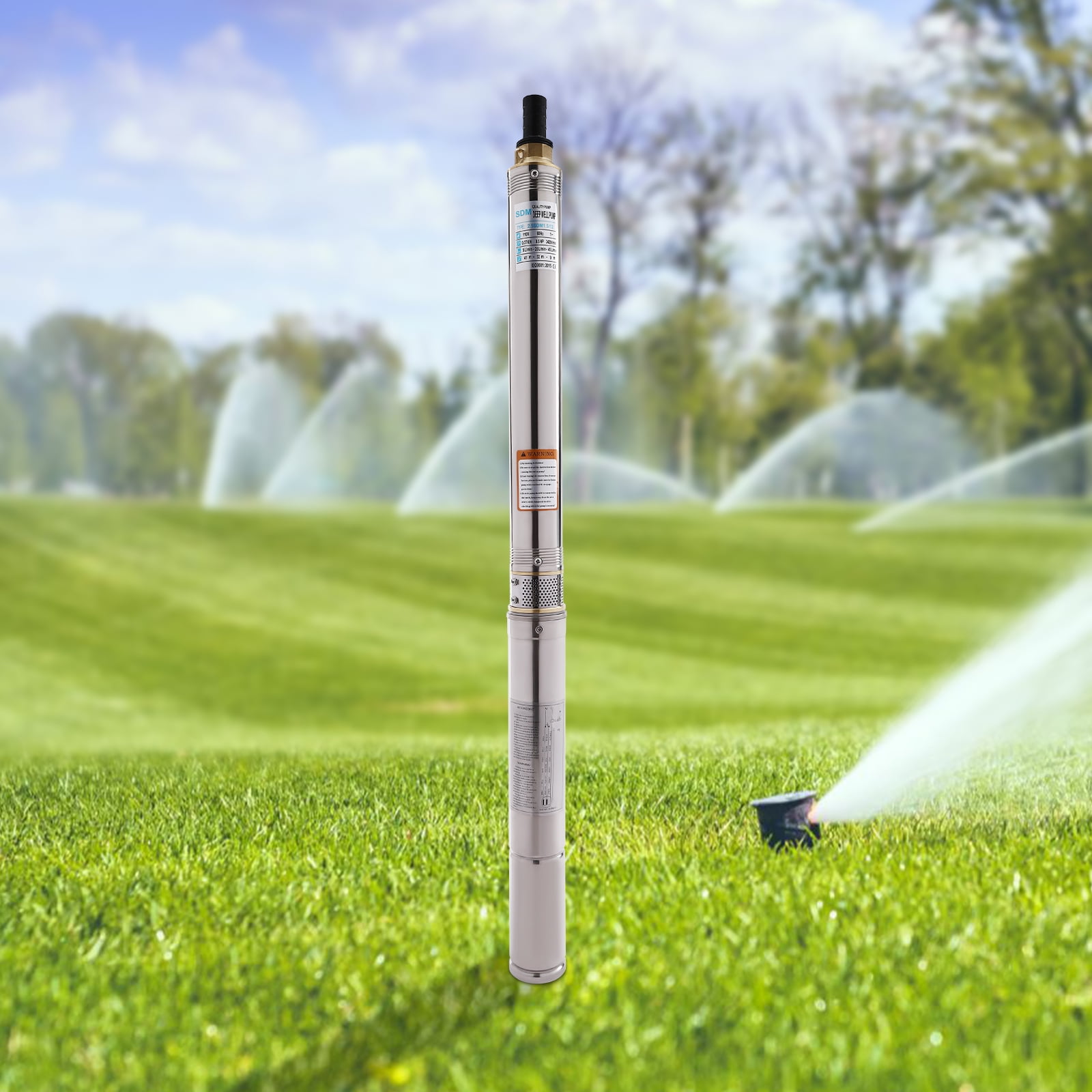 0.55KW Submersible Solar Water Pump, 13m-60m Delivery Lift, 65.62ft ...
