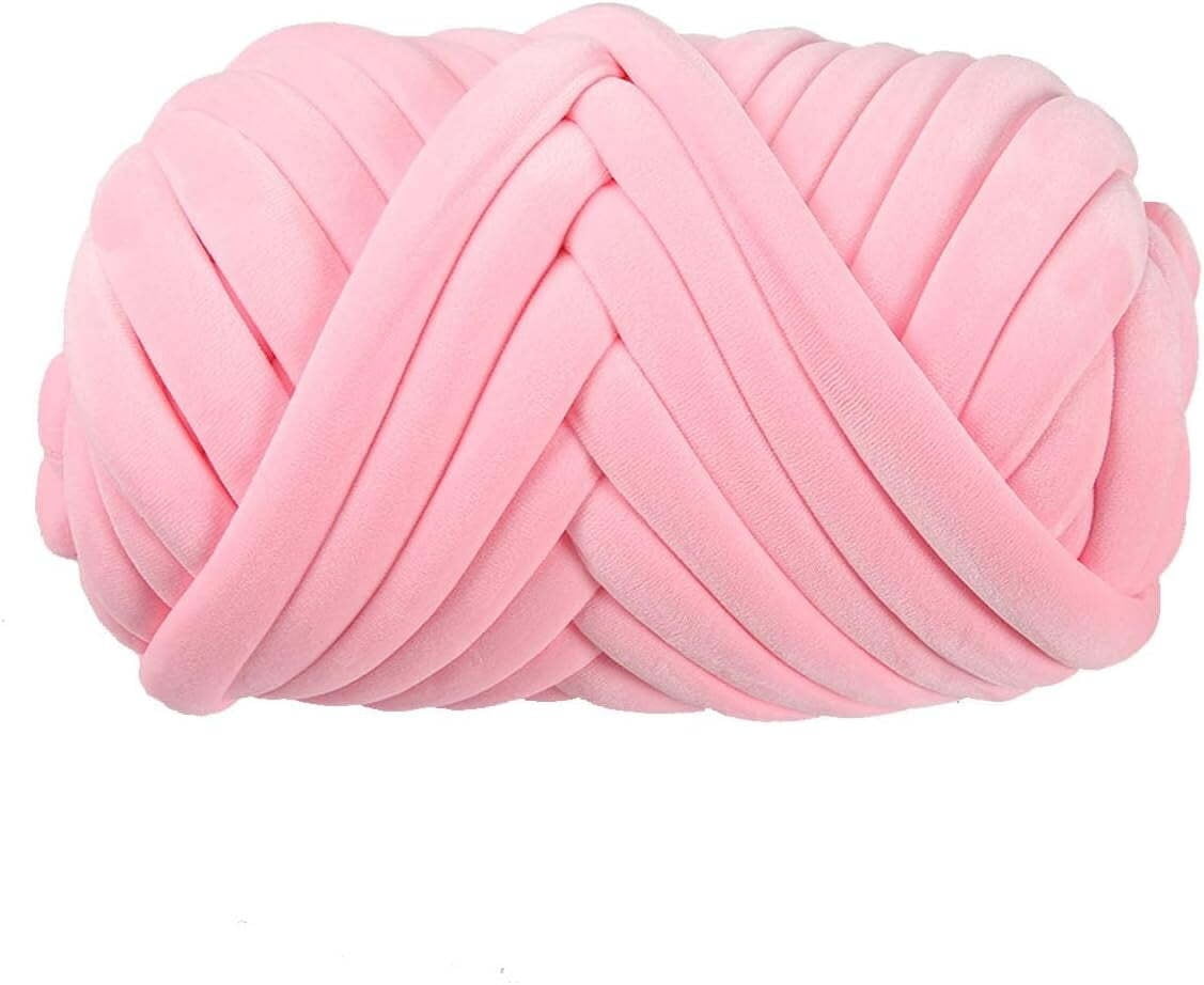 (0.55lb)Velvet Chunky Yarn Bulky Giant Arm Knitting Yarn, Super Soft ...