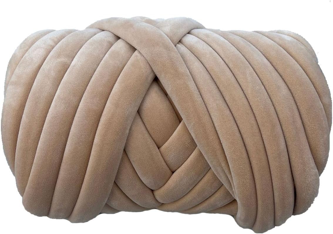 (0.55lb)Velvet Chunky Yarn Bulky Giant Arm Knitting Yarn, Super Soft ...