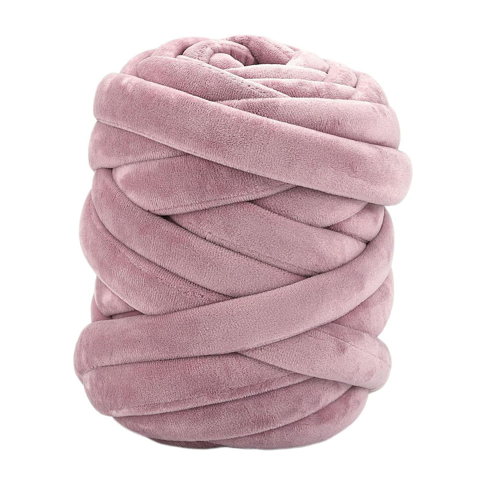 0.55lbs Chunky Yarn Jumbo Tube Yarn for Arm Knitting Crocheting Finger ...