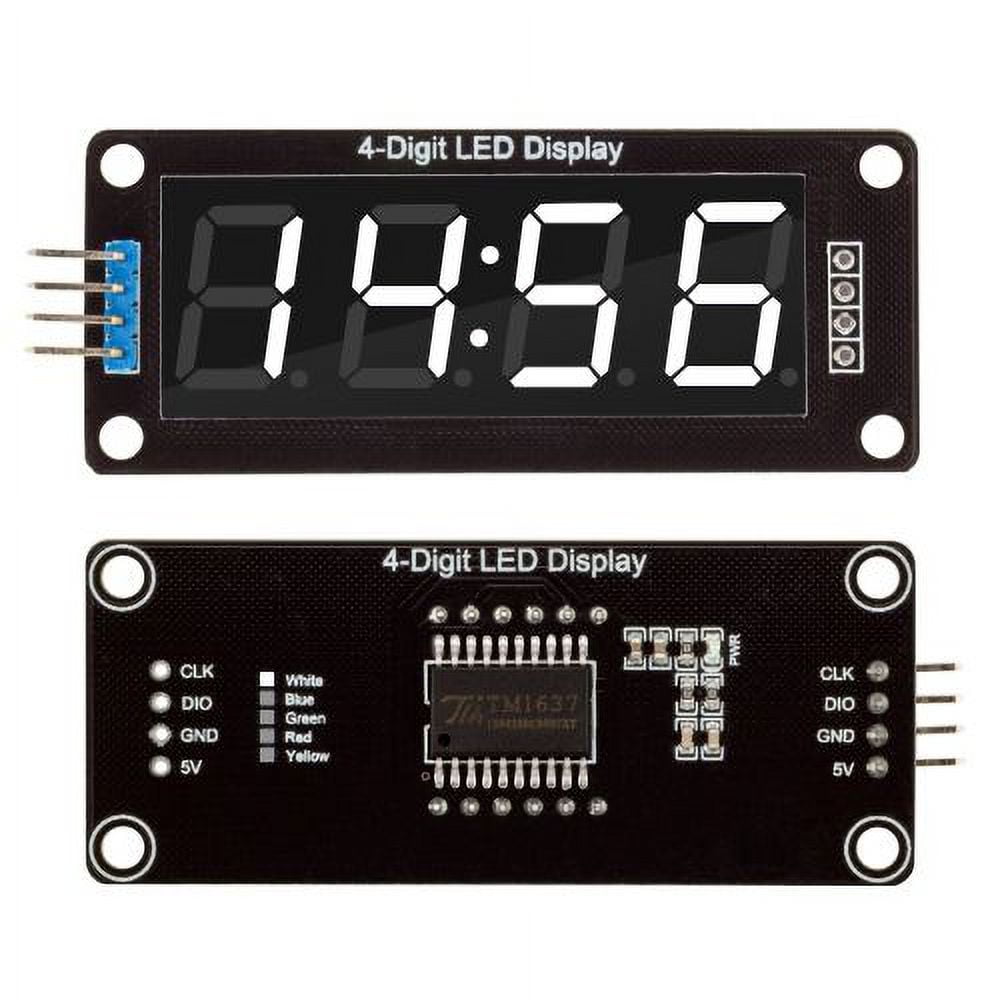 0.56'' 4 Bit Digital Tube Electronic Clock DIY Kit Clock Electronic ...