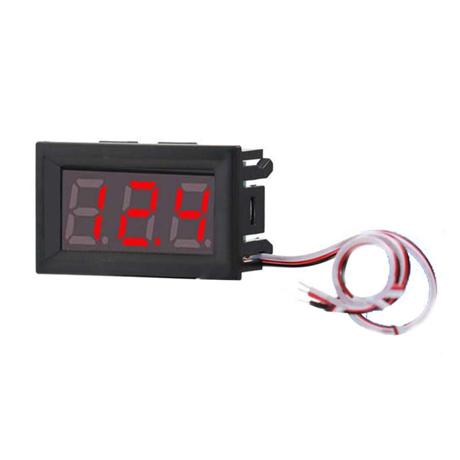0.56 Inch 3-Wire LED Digital DC Voltmeter DC0V-30V Reverse Protection ...
