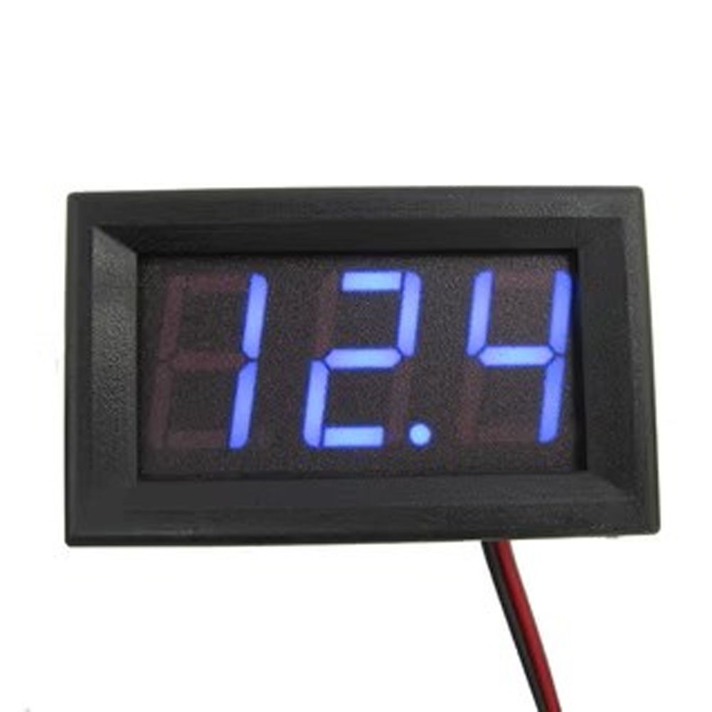 0.56 Inch Led Digital 2-Line Dc Voltage Table Red Blue Green Dc4.5-30V ...