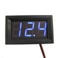 0.56 Inch Led Digital 2-Line Dc Voltage Table Red Blue Green Dc4.5-30V ...