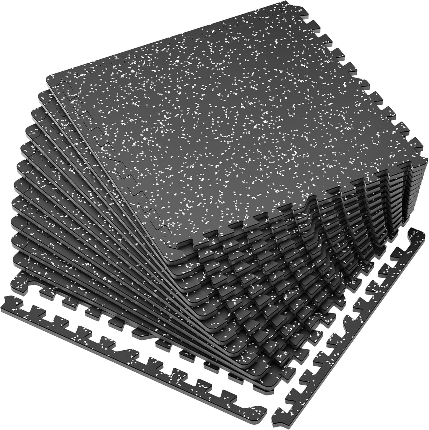 0.56'' Thick Rubber Top Exercise Equipment Mats, High Density EVA Foam ...