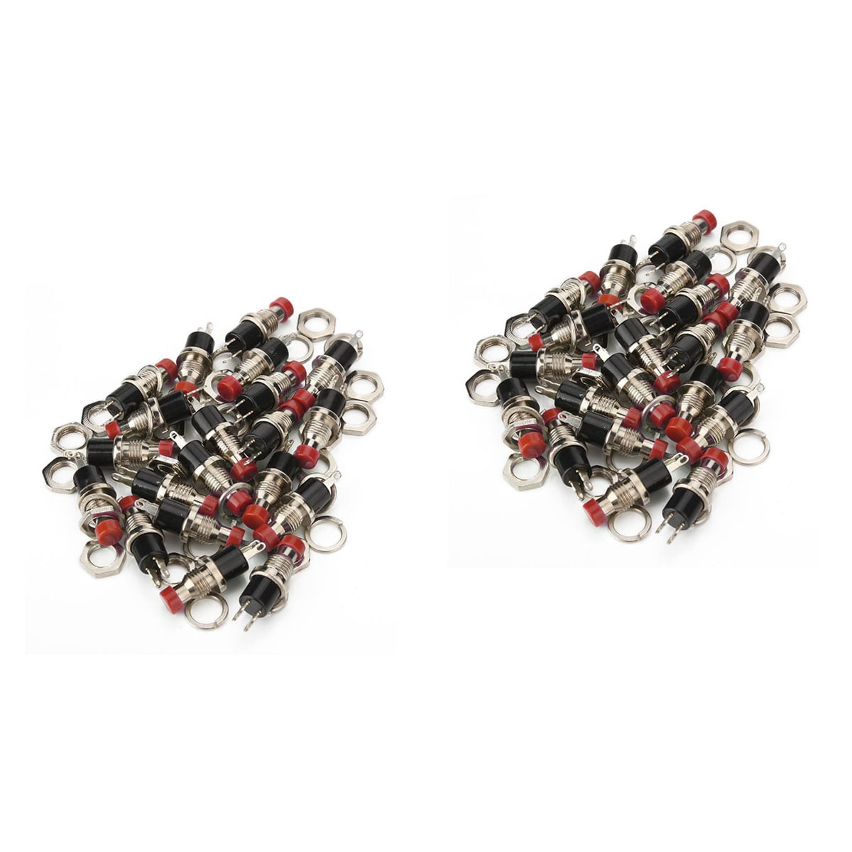 0.5A Red Momentary Button Microswitch Mini Push Pushbutton Normally ...