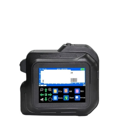 0.5Inch Portable Mini Printer Touchscreen Inkjet Printer Expire Date QR ...