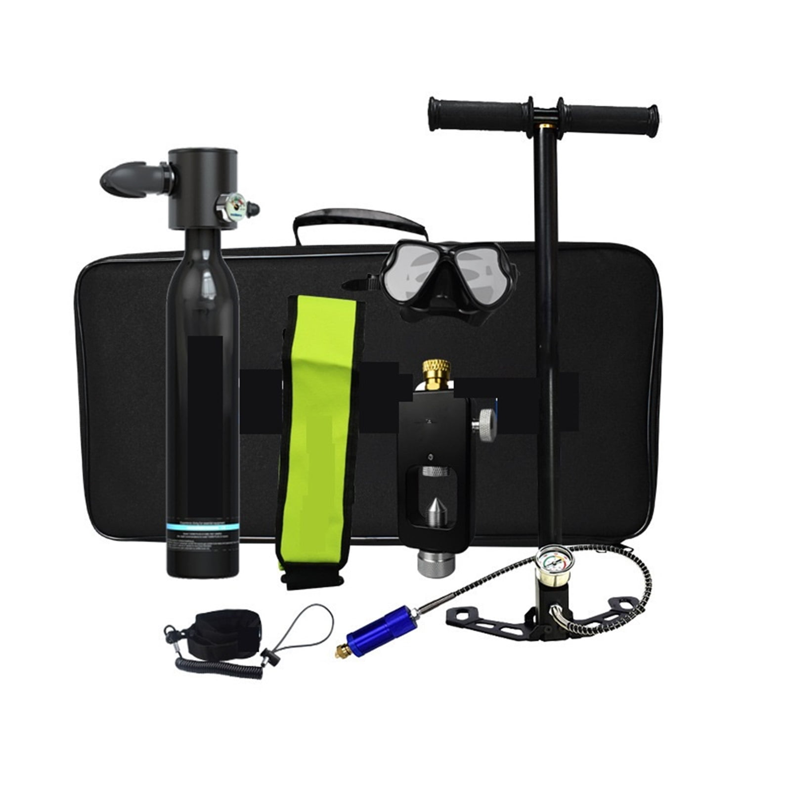 0.5L Mini Diving Tank Equipment, Diving Oxygen Cylinder Portable ...