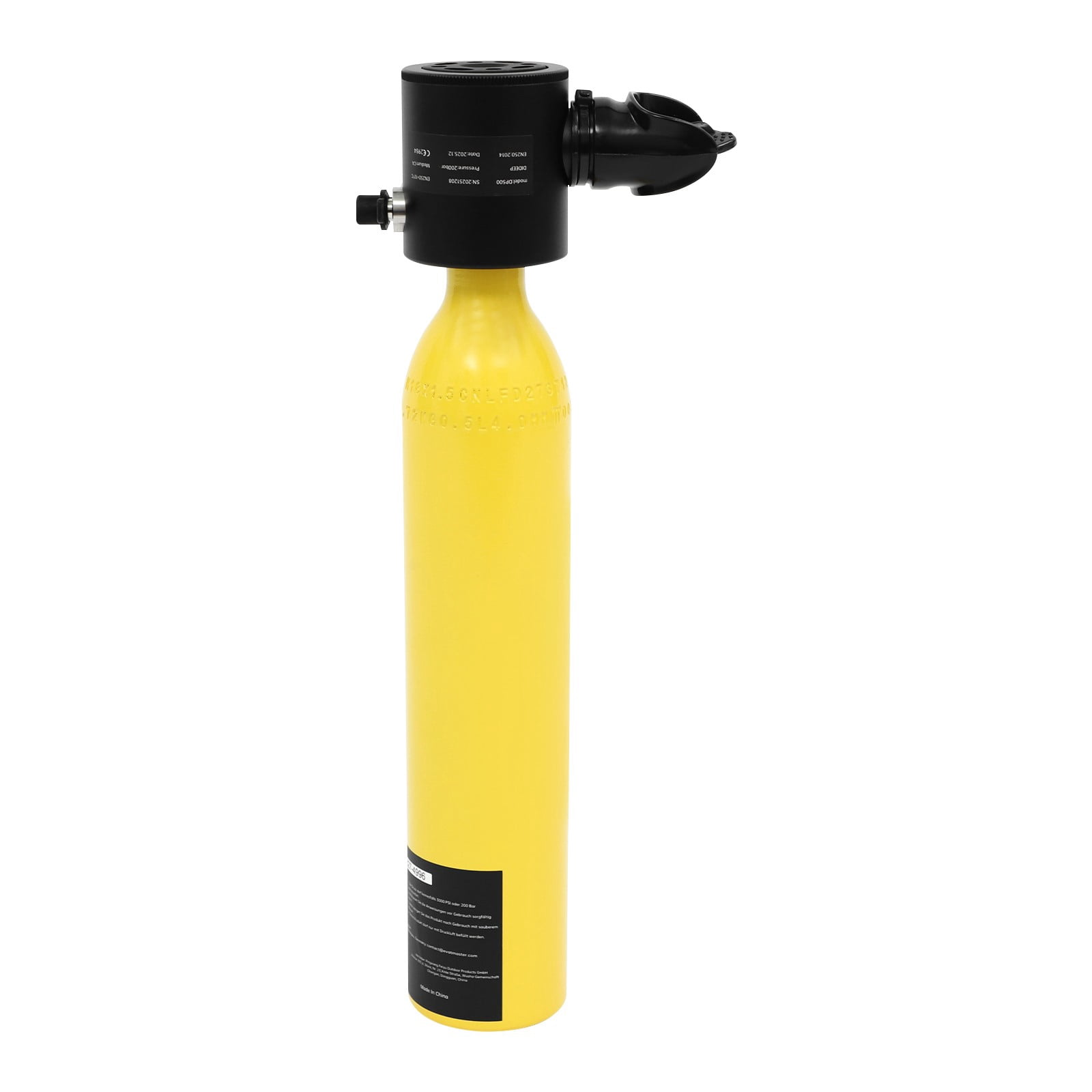 0.5L Mini Scuba Tank, Underwater Diving Tank Kit, Lung Tank for Diving ...