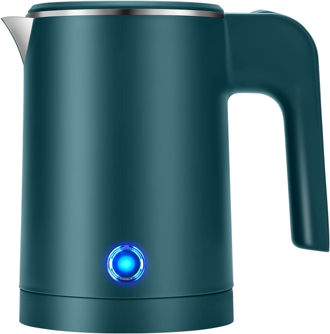 0.5L Small Portable Electric Tea Kettle Stainless Steel, Travel Mini ...