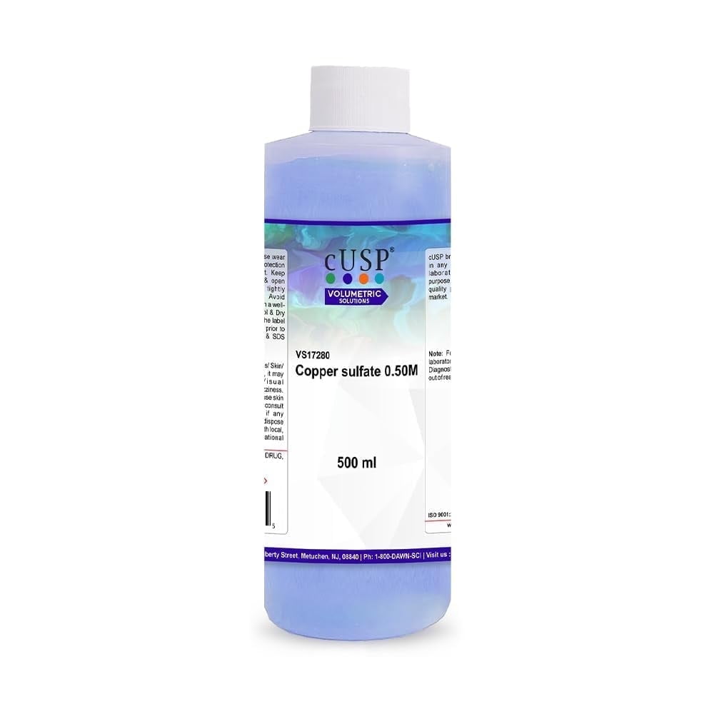0.5M Copper (II) Sulfate Solution – 500mL | High-Purity Laboratory ...