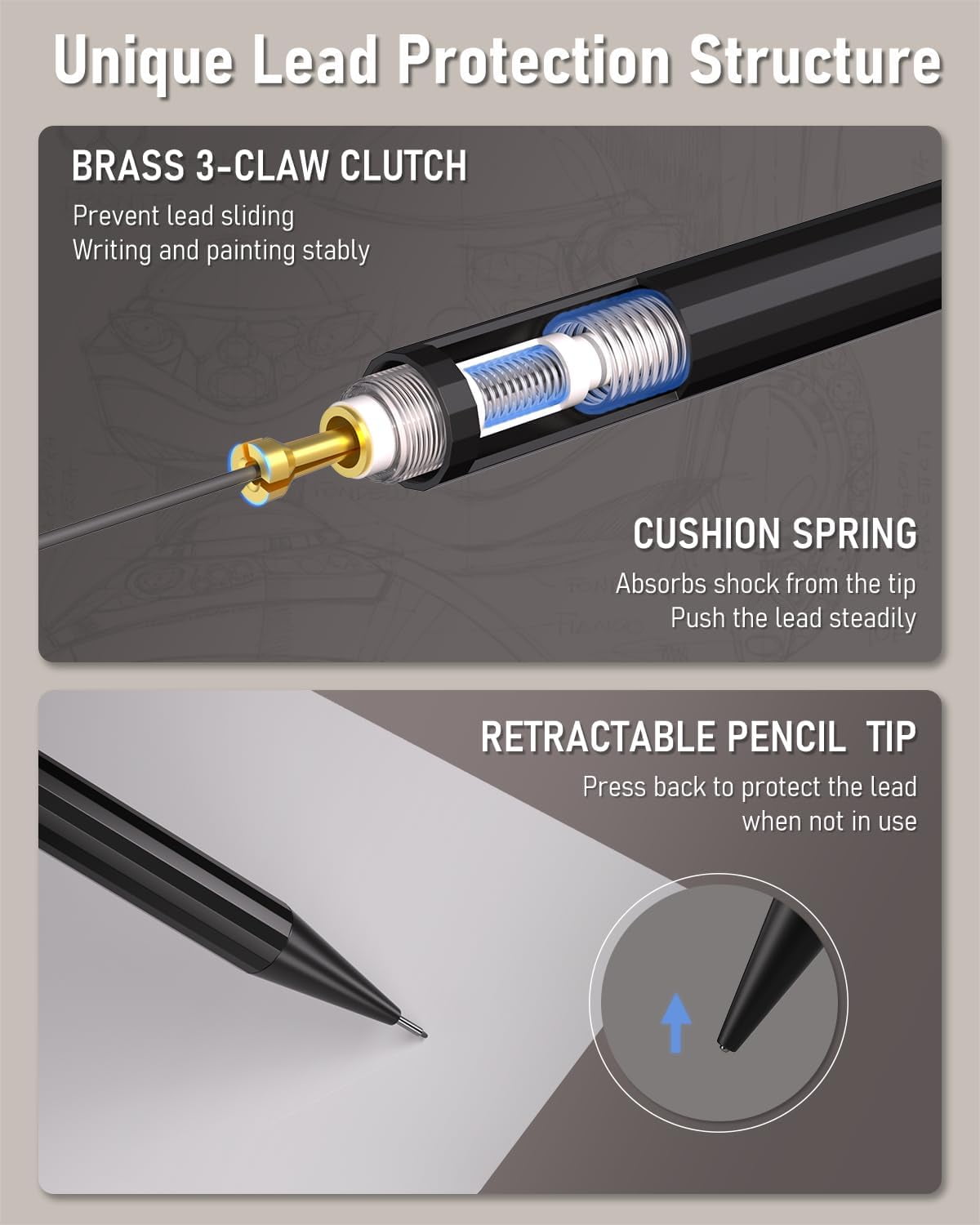 0.5Mm Mechanical Pencil Set + 0.7Mm Mechanical Pencil Set - Walmart.com