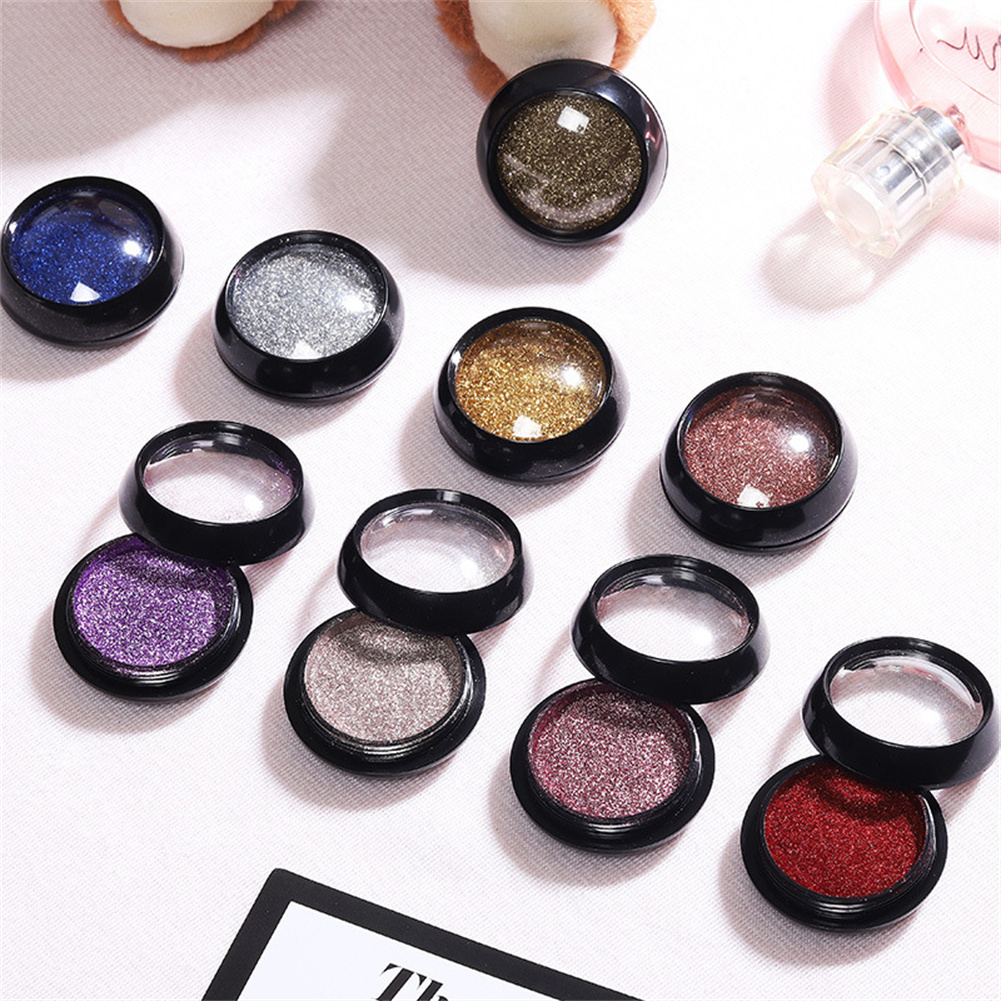 0.5g Holographic Mirror Nail Glitter Powder Sliver Pink Gold Red Two ...