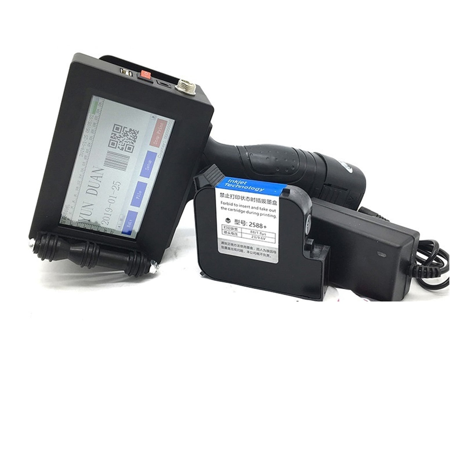 0.5inch 1inch 12.7mm 25.4mm Handheld 4.5inch Touch Screen Inkjet ...