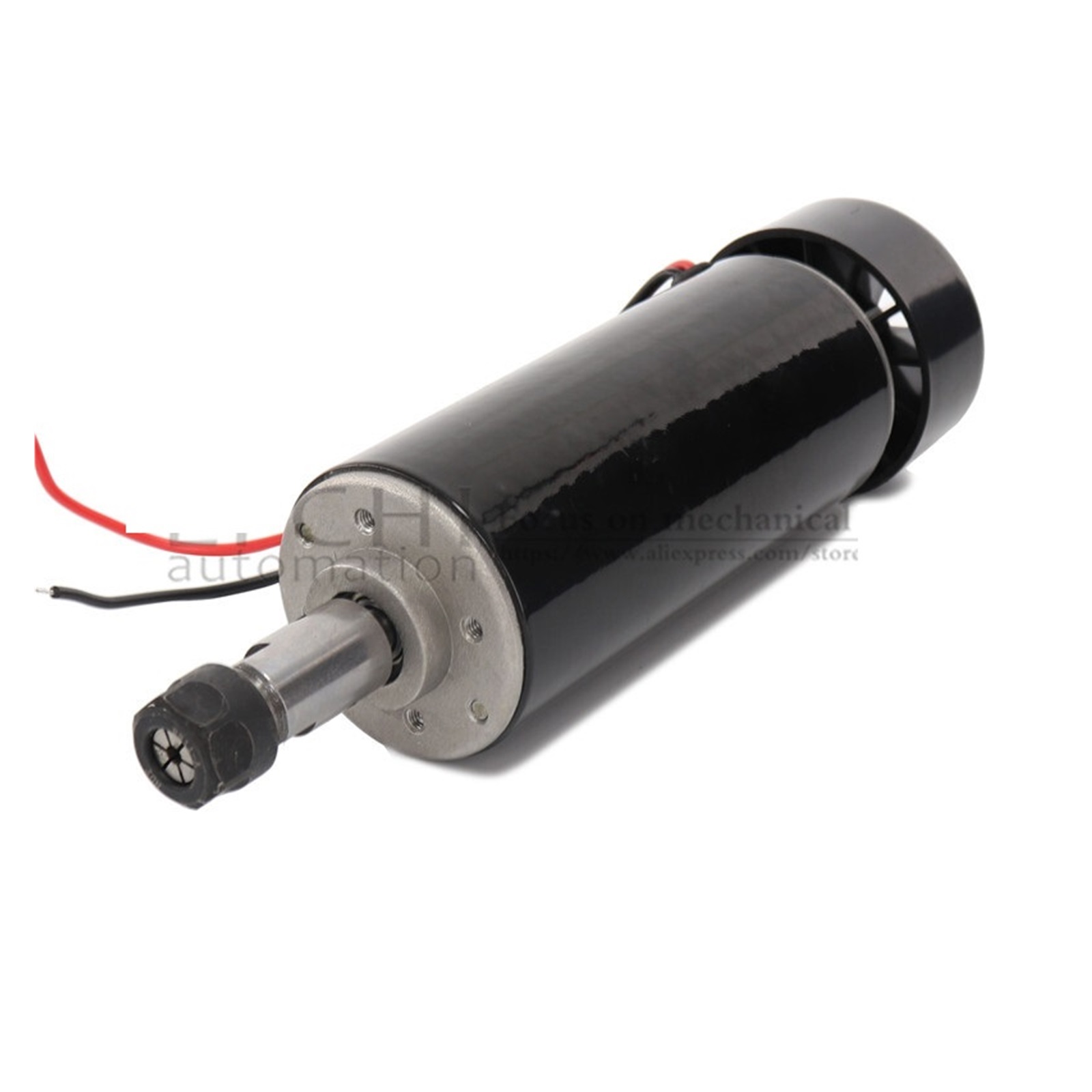 0.5kw Air Cooled Spindle ER11 Chuck CNC 500W Spindle Motor + 52mm ...