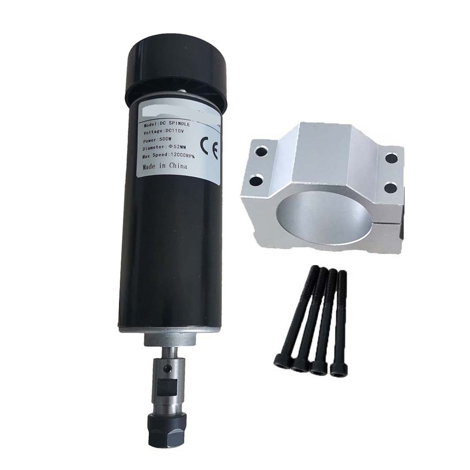 0.5kw Clamps Air Cooled Spindle Motor Kit ER11 Chuck CNC 500W Spindle ...