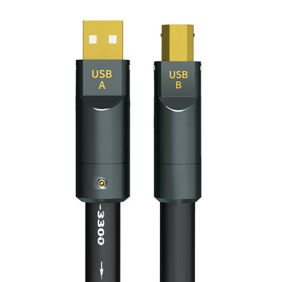 0.5m to 2m 6N Single Crystal Coppered USB A to USB B Cable High ...