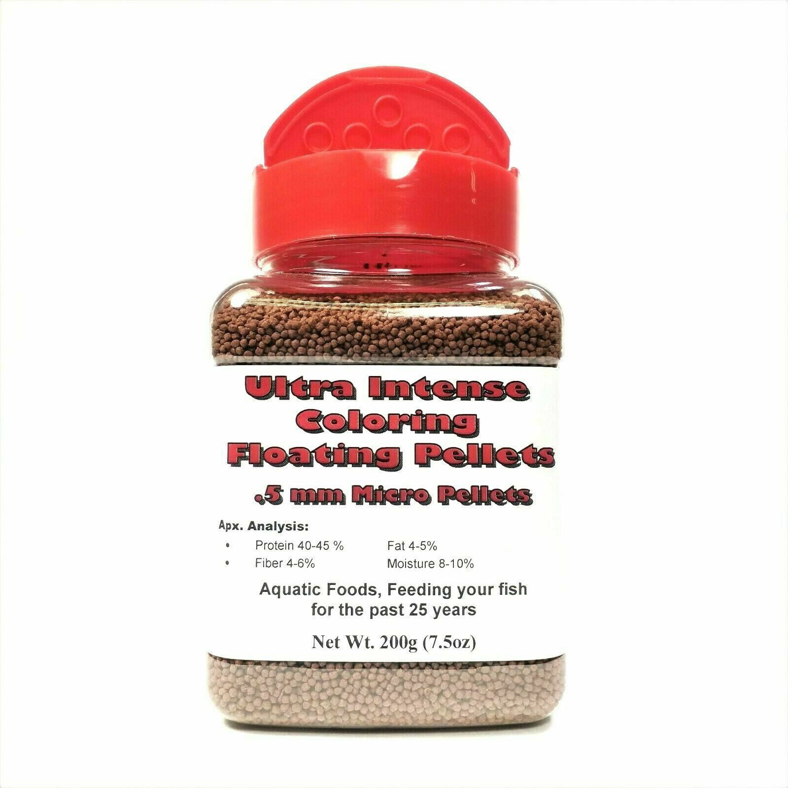 0.5mm - 1mm Ultra Intense Color Enhancing Floating Pellets for Discus ...