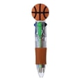 0.5mm Ball Shaped 4-in-1 Ballpoint Pen Cute Sports Style Multi-color ...