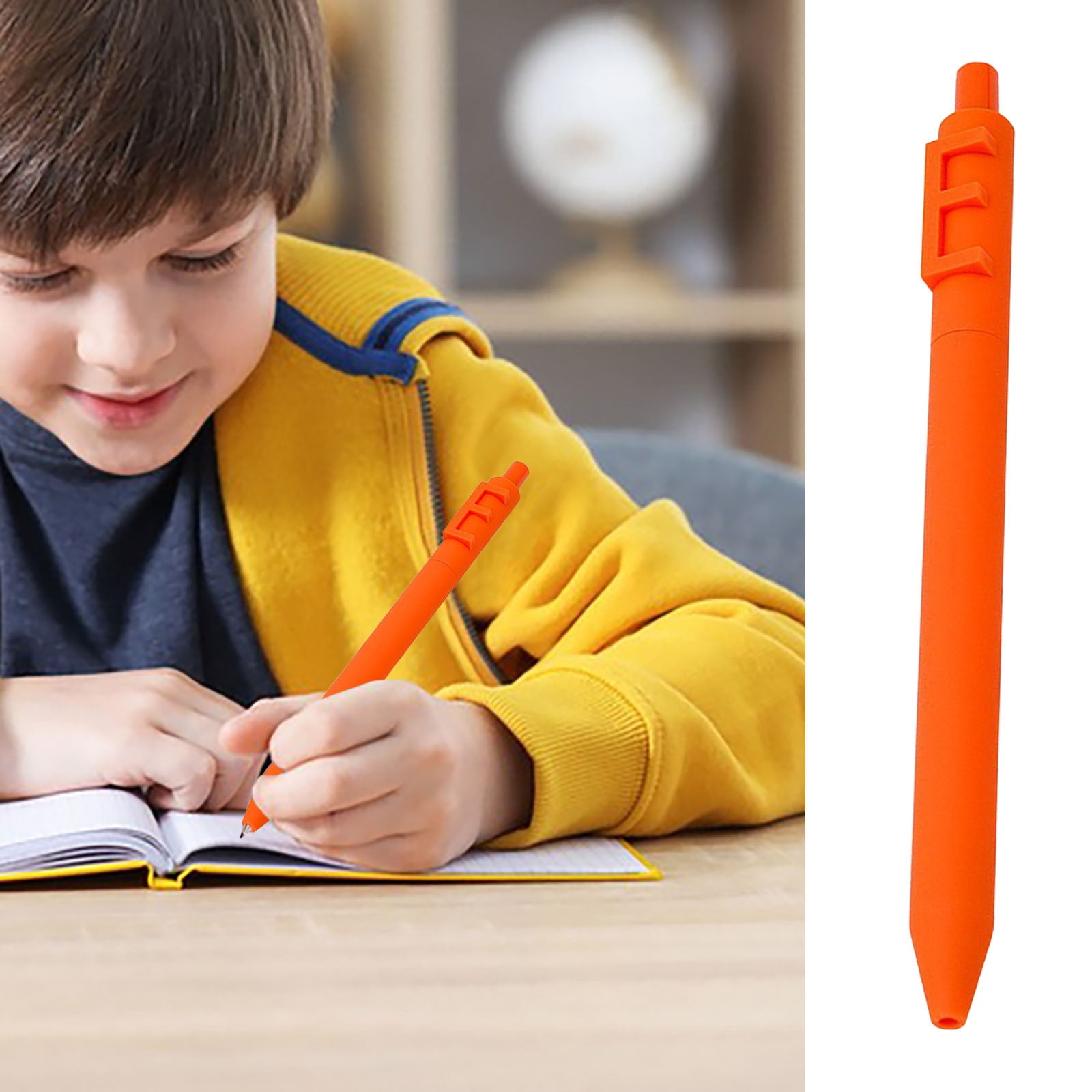 0.5mm Black Gel Pen, Large Capacity Ballpoint Pen, Smooth Writing Pen ...