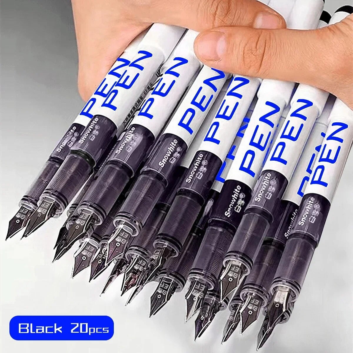 0.5mm F /0.38mm EF Extra Fine Nib Disposable Classic Fountain Pens For ...