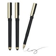 0.5mm Gel Pens, 3Pcs Stylu-Pen 2-in-1 Black Ink Rollerball Pen Business ...
