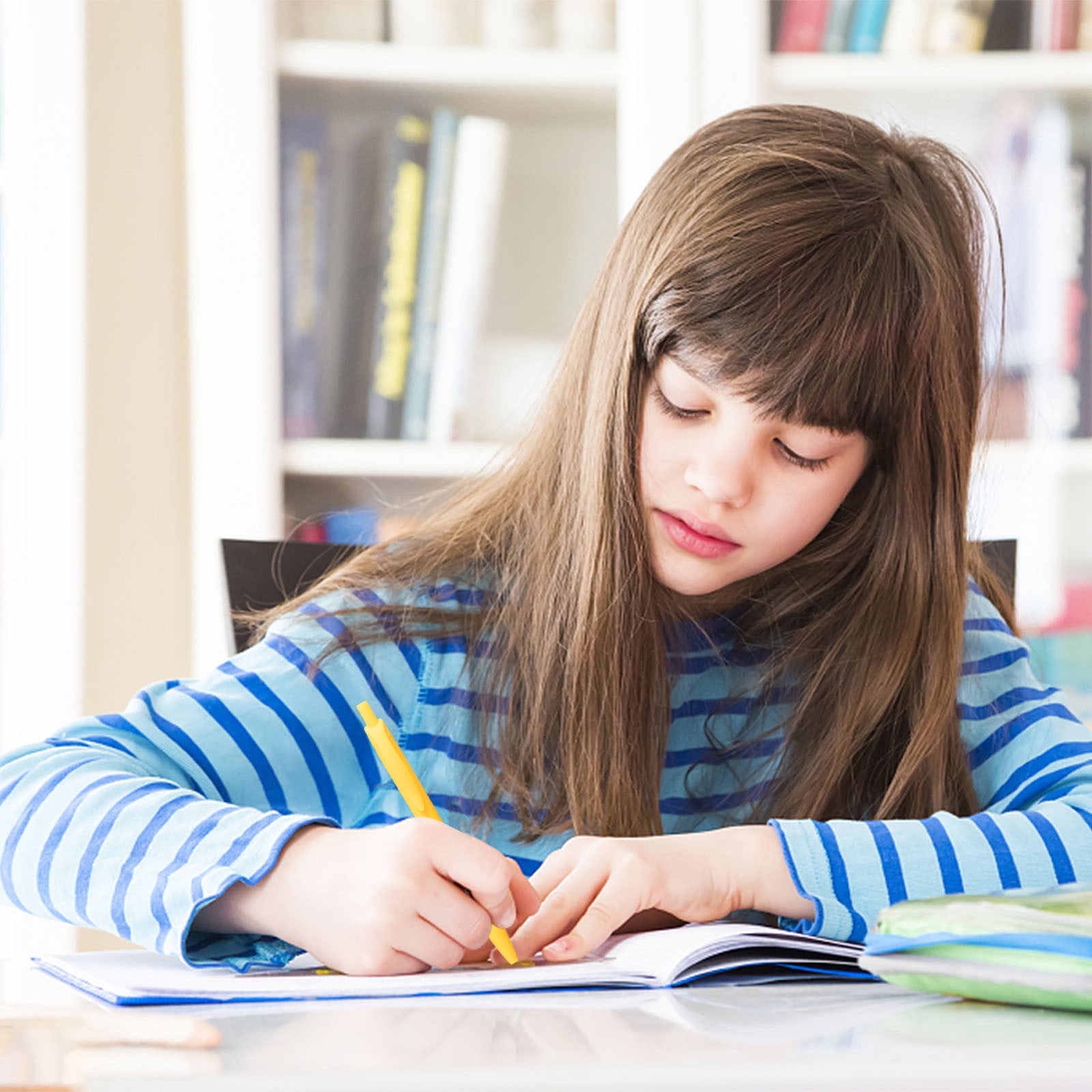 0.5mm Retractable Silent Gel Pens - Smooth Writing Fine Tip Pens for ...