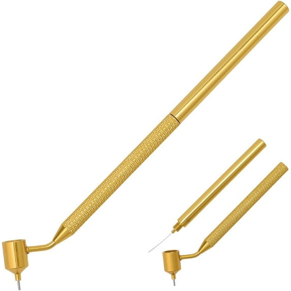 0.5mm Slanting Fine Line Painting Pen Retro Aluminum Fluid Writer ...